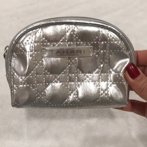 Tahari | Bags | Tahari Metallic Silver Mini Bag | Poshmark
